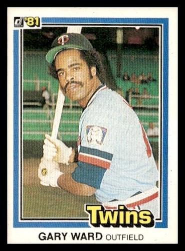 1981 Donruss #594 Gary Ward Minnesota Twins Baseball card | eBay