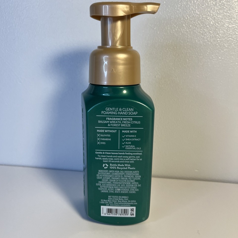 Bath and Body Works WINTER CITRUS WREATH Gentle & Clean Foaming Hand ...