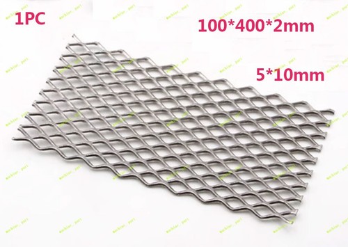 Metal Titanium Mesh Perforated Diamond Holes Plate Expanded 100x400x2mm ...