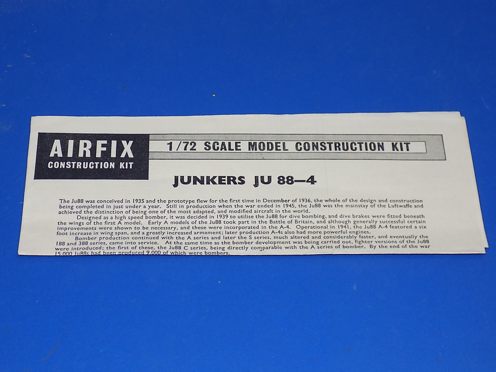 Vintage Airfix Instructions from Model Kits - Select From List | eBay