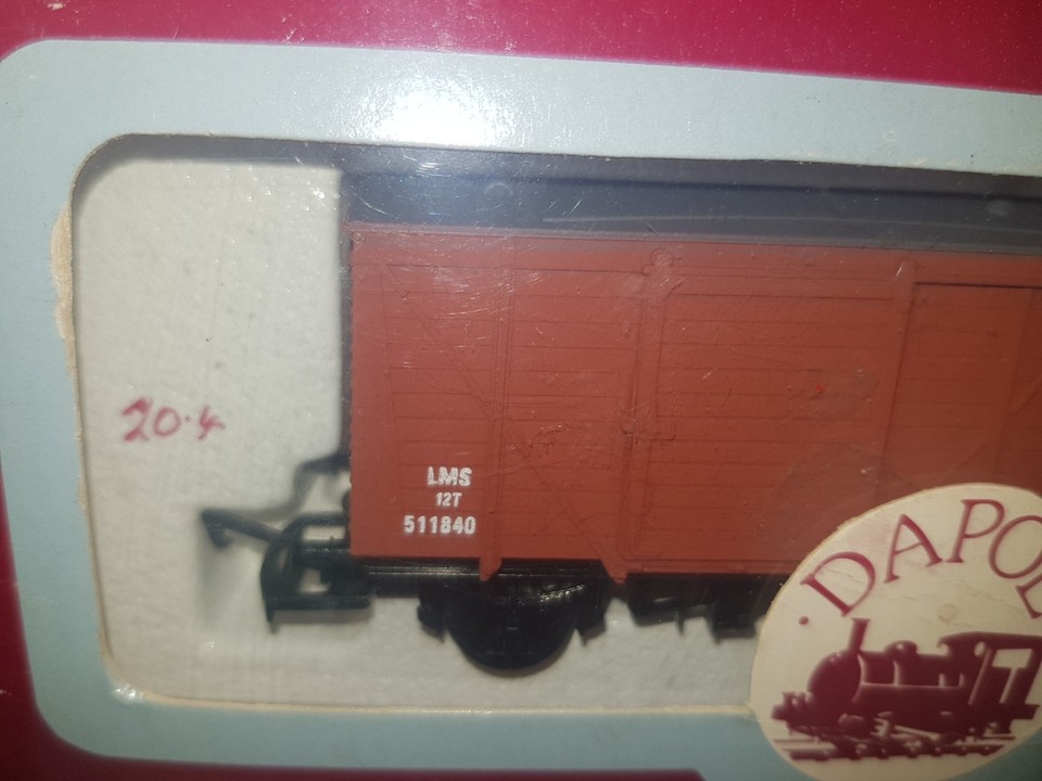 OO Gauge Dapol B9 12T Ventilated Van L.M.S. Bauxite Wagon Boxed model ...