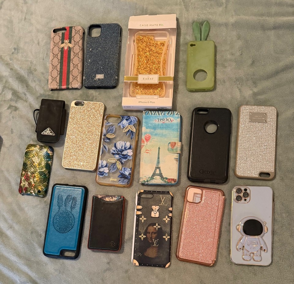LOT OF CELL PHONE CASES- ALL COLOURS / SIZES / SHAPES / DESIGNER | eBay
