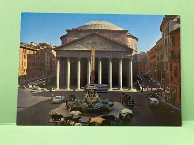 Pantheon Rome Italy Vintage Postcard Unposted | eBay