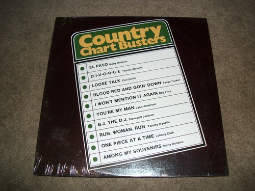 Country Chart Busters V/A LP - MARTY ROBBINS EL PASO JOHNNY CASH ...