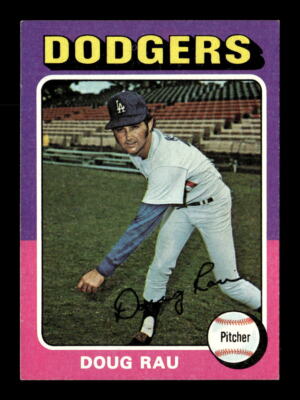 1975 Topps #269 Doug Rau Los Angeles Dodgers EX-MT Baseball Card *F278 ...