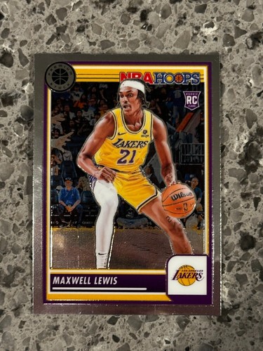 2023-24 NBA Hoops Premium Stock Maxwell Lewis Rookie #56 Los Angeles ...