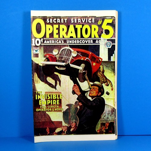 Pulp. Operator 5 May 1934 Invisible Empire pulp magazine facsimile ...