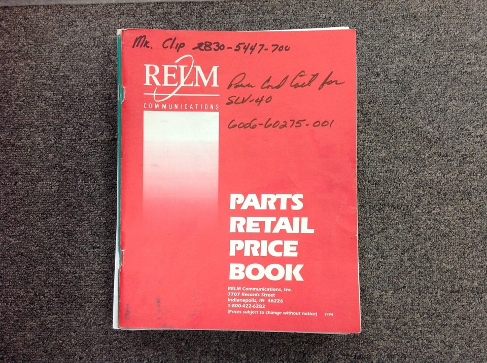 Various Vintage RELM, Regency Radio,Duplexer, Repeater Manuals HARD TO ...