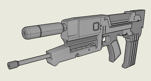 Westinghouse M95A1 Phased Plasma Rifle Replica - Terminator 2 Movie ...