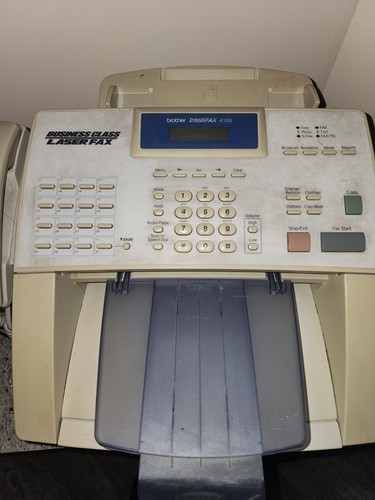 Brother IntelliFax 4100E High Speed Business Class Laser Fax Machine ...