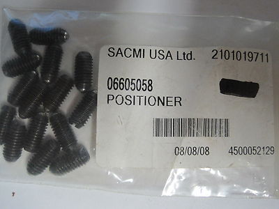 Sacmi International Threaded Adjustable Positioner Screw 06605058 Lot ...