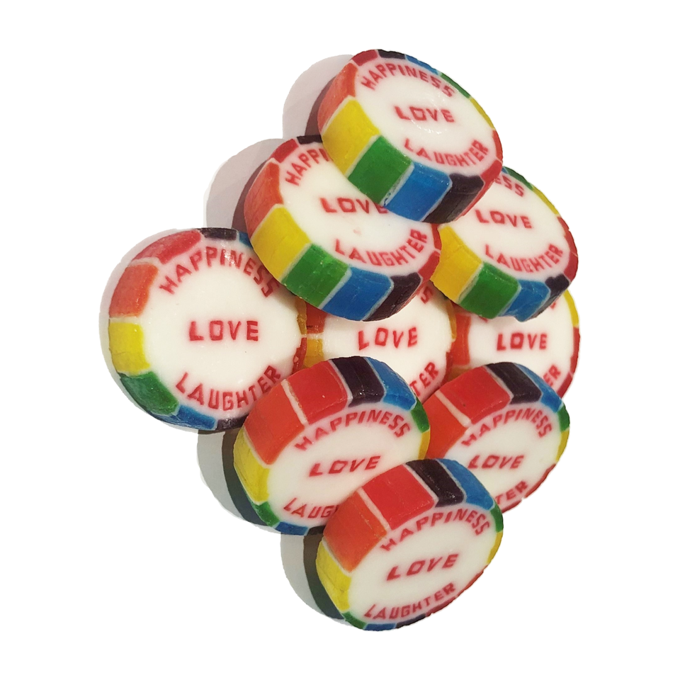 230g Approx 50 Wedding Party Favour Rock Candy Sweets Individually ...