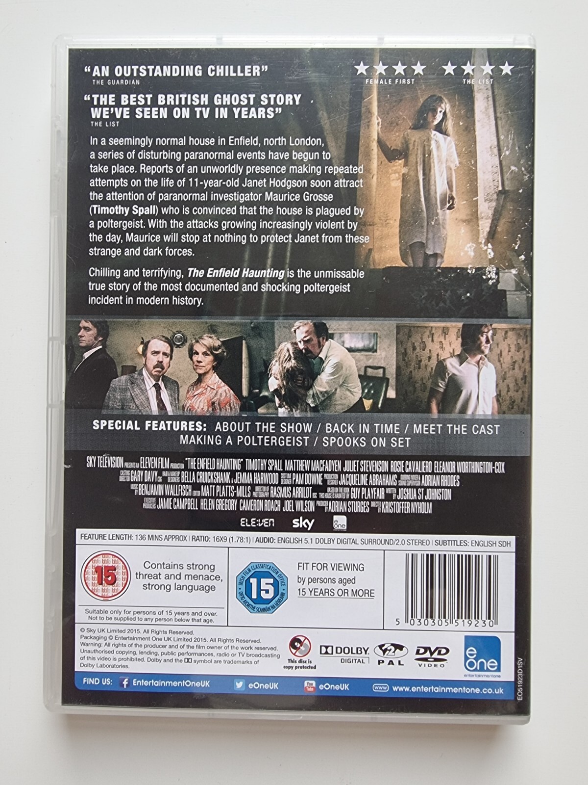 The Enfield Haunting The Complete Series DVD Timothy Spall Conjuring ...