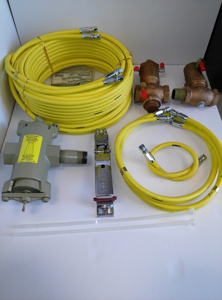 CLEMCO TLR 300 Remote Control Kit W/ Deadman Switch, Inlet & outlet ...