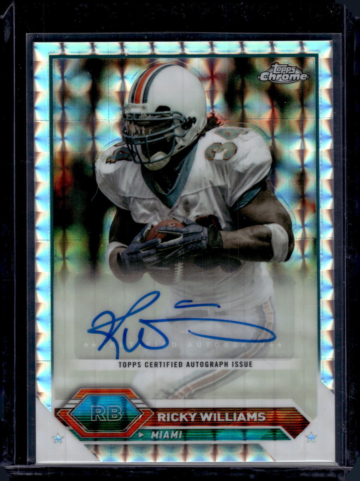 2023 Topps Composite #TCA-RW Ricky Williams Topps Chrome Autographs ...