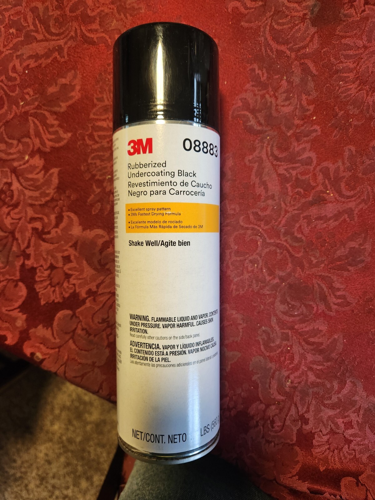 3M Rubberized Undercoating Aerosol Spray, 08883, 19.7 oz, Ounce, Black ...