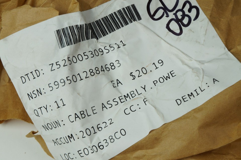 Lot of 11 Pasternack RF 4' PE3915-48 SMB Plug to SMB Plug RG316 Coax ...