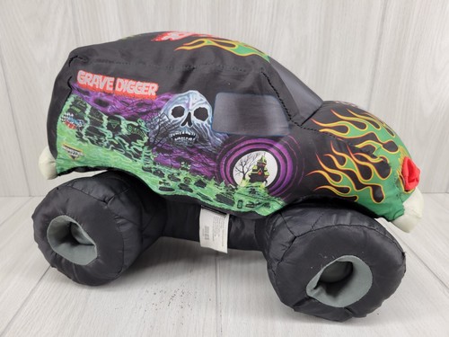 Monster Jam Plush Grave Digger Truck Soft Stuffed Toy | eBay