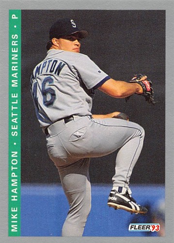 Mike Hampton 1993 Fleer Final Edition F-270 Seattle Mariners Baseball ...