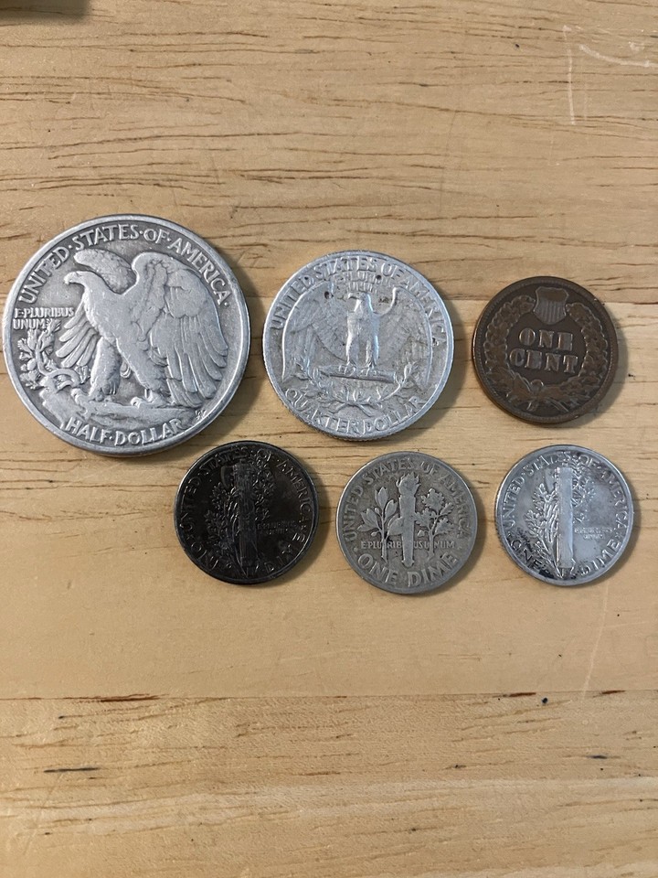 6x Mixed US coin lot | eBay