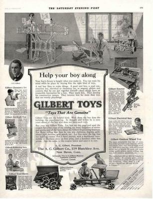 Gilbert Toys - A. C. Gilbert Co. - New Haven, Conn. - Erector - 1919 | eBay