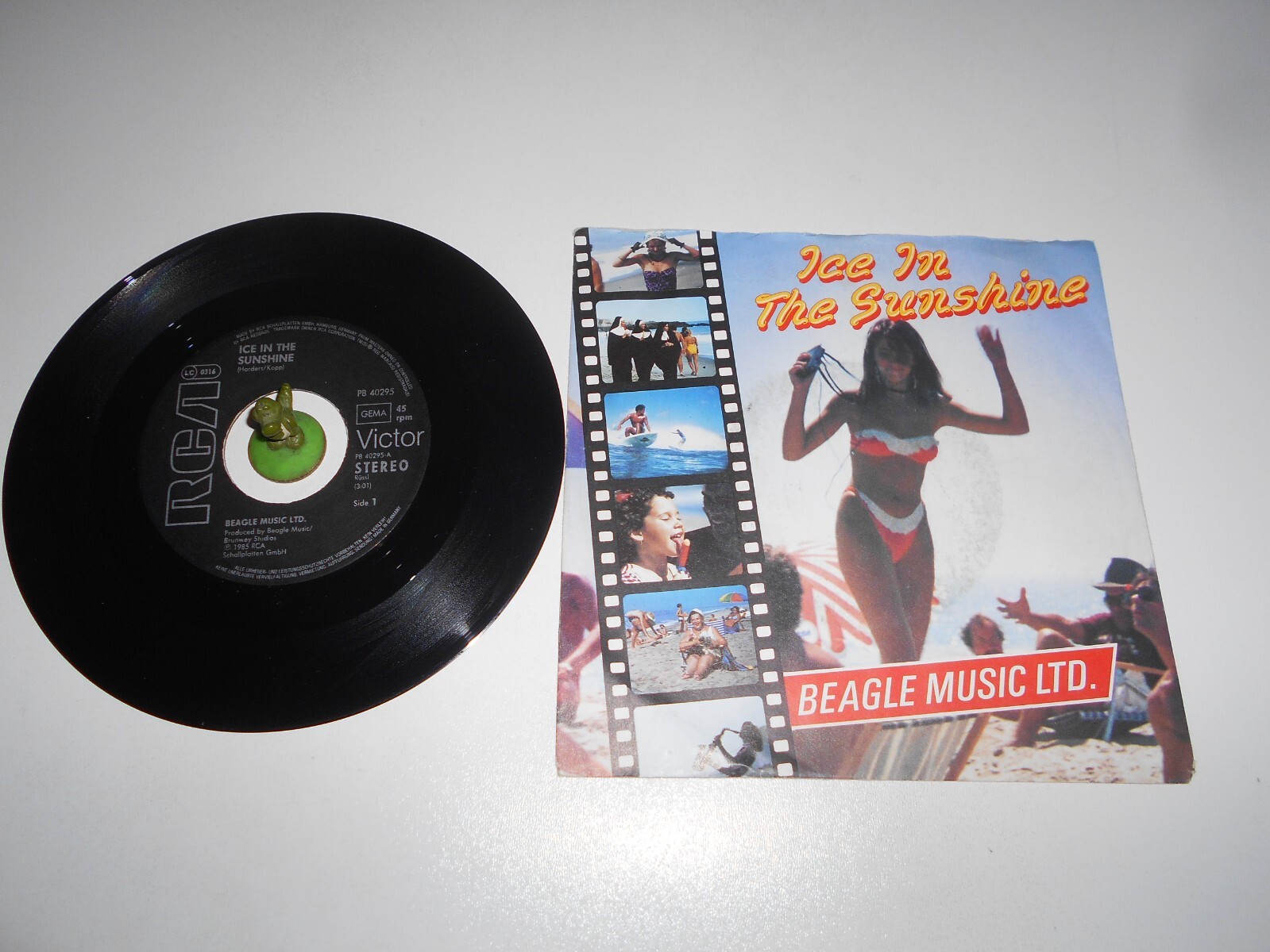 Beagle Music LTD - Ice in the Sunshine (1985) Vinyl 7` inch Single Vg ...