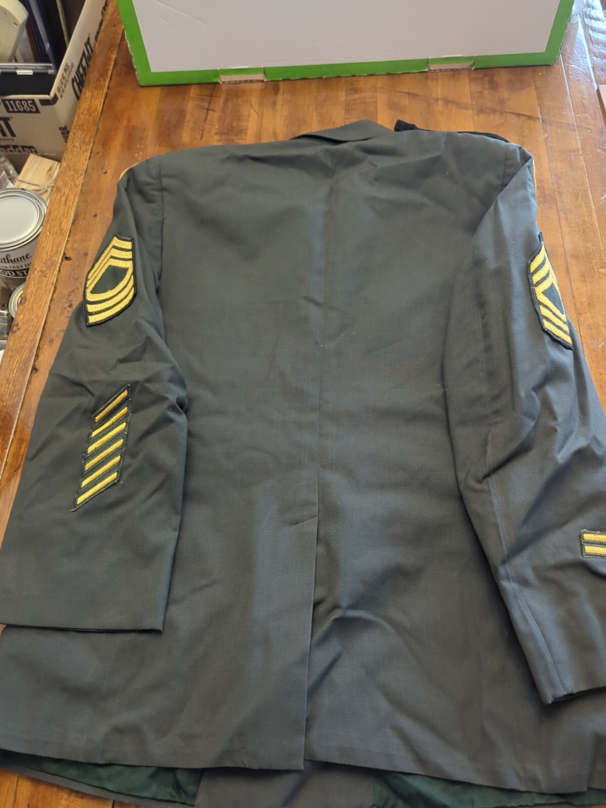 Vintage US Army Military Division Sergeant Dress Jacket Uniform 40 ...
