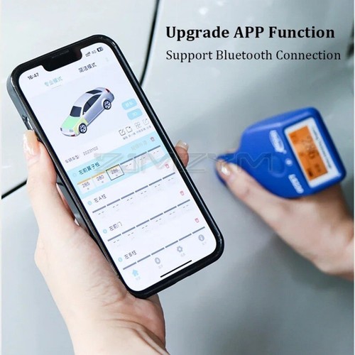 LS220 Paint Coating Thickness Tester 0-3500μm 0.1μm Fe NFe Probe Gauge ...