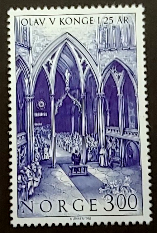 1982 NORWAY NORWEGEN NORGE OLAF KONGE 125 YEAR VF MNH | eBay