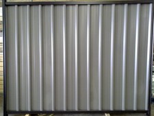 COLORBOND Fence Panels 1.8m X 2.38m DIY Sawtooth Fencing Panel Kits for ...