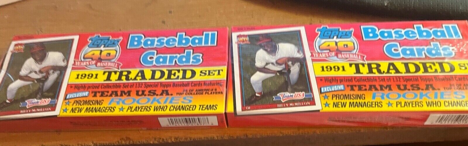 Topps 40 Years Of Baseball 1991 Traded Set - Includes 2 complete sets ...