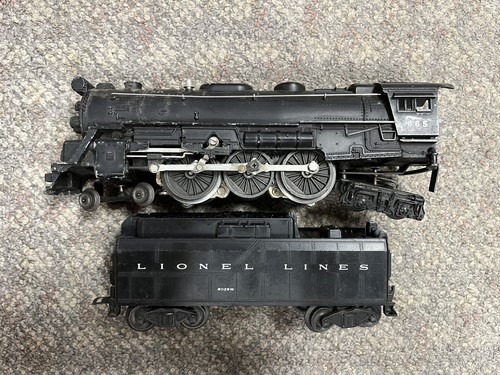 + Lionel Postwar O Gauge 665 Steam Locomotive w/ 6026W Whistle Tender ...