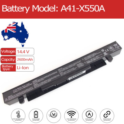 A41-X550A Battery for Asus F452E Y482C F552L D452E D552E K550E E450C ...