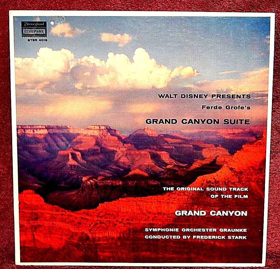 Walt Disney Presents Ferde Grofe's Grand Canyon Suite Jacket & Book ...