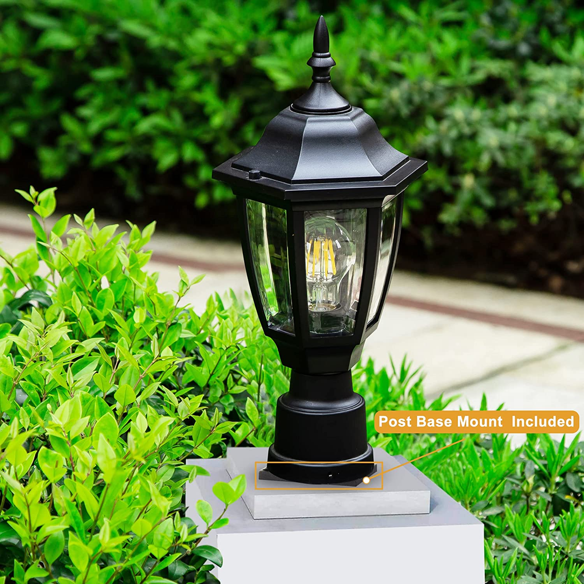 Landscape Light Post Mounting