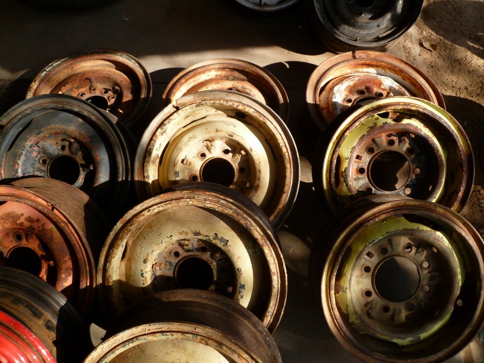 ONE - SPLIT RIM Steel Wheel 15", 16''. 8 & 6 Lug CHEVY & GMC Truck | eBay