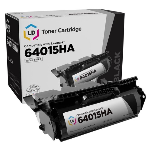 LD 64015HA Black Laser Toner Cartridge for Lexmark T640 T642 T644 ...