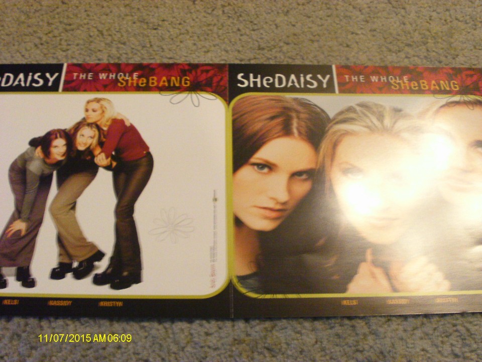 SheDaisy The Whole SheBang Double Poster Flat 2002 | eBay
