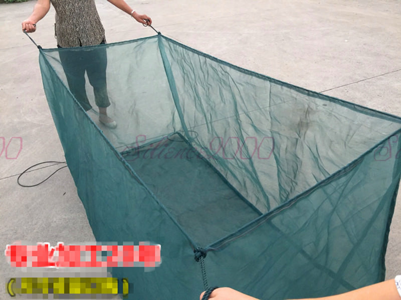 Aquaculture Pond Fishing Isolation Fish crab Shrimp Cage Breeding Net ...