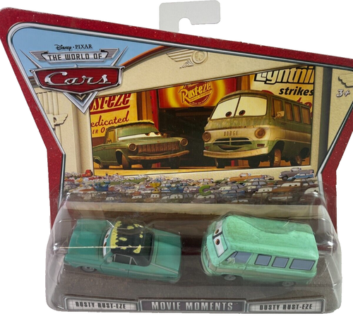 Disney Pixar Cars Movie Moments Rusty & Dusty Rust-Eze Die-Cast Set New ...