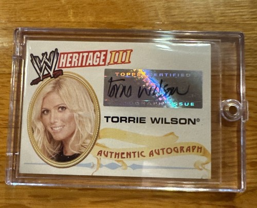 2007 Topps WWE Heritage III Torrie Wilson Signed Autograph Card | eBay