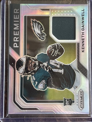 2021 Panini Prizm Silver Premier Jersey Patch Kenneth Gainwell #PJ-26 ...