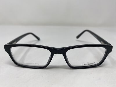 Enhance 3922 BLACK 48-16-135 Plastic Full Rim Eyeglasses Frame NJ23 | eBay