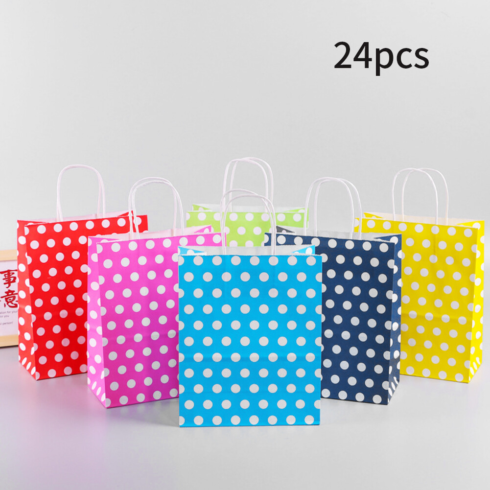 24pcs With Handle Wedding Birthday Reusable Party Favor Gift Bag Set 24pcs-with-handle-wedding-birthday-reusable-party-favor-gift-bag-set