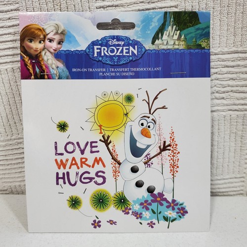 Frozen Olaf I Love Warm Hugs Patch Iron On Heat Transfer Graphic ...