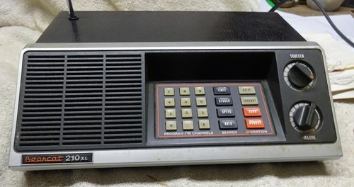 ** Vintage - BEARCAT 210XL - SCANNER - with ORIGINAL BOX and MANUAL ...