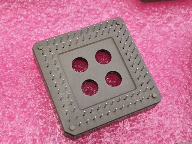 10pc PLCC Sockets 84 pins , through hole PCB mounting. AMP | eBay