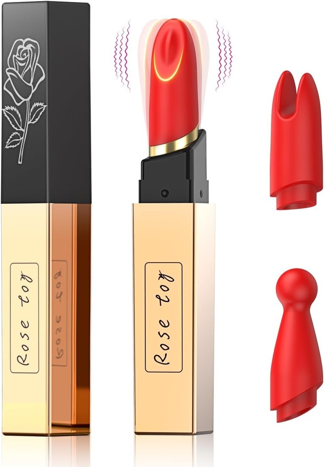 Rechargeable Lipstick Vibrator Compact Design with Discreet Packaging ...