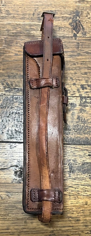 Vintage WW2 1940 Mk6 Leather Survey Scope Sight Case Marked Timbers ...