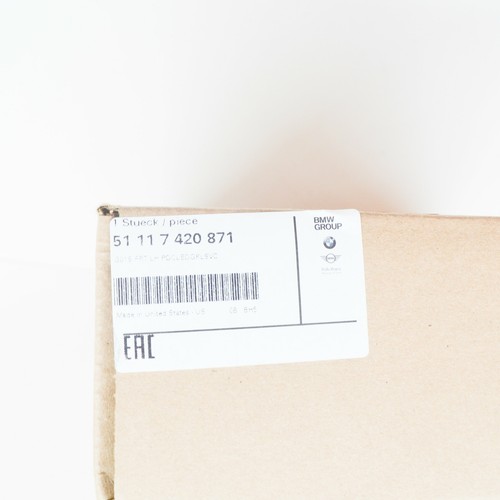 NEW BMW X3 G01 FRONT BUMPER LEFT OUTER GRILLE 51117420871 7420871 OEM ...